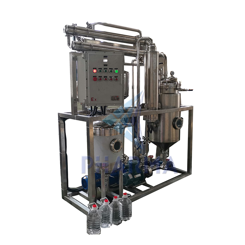 100 Liters Per Hour Solvent Extraction Distiller Evaporator Machine-PHARMA