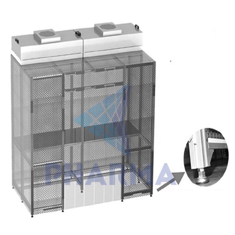 Downflow Booth SUS304 Fingerprint-proof Dispensing Down Flow Booth for ...