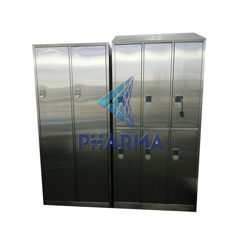 Stainless steel shoe cabinet for cleanroom-PHARMA