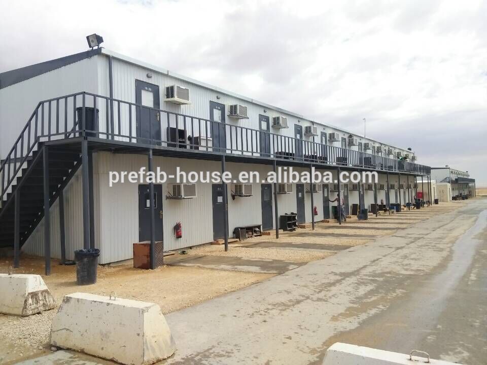 Prefabricated house site for labour camp porta cabins-Lida Group