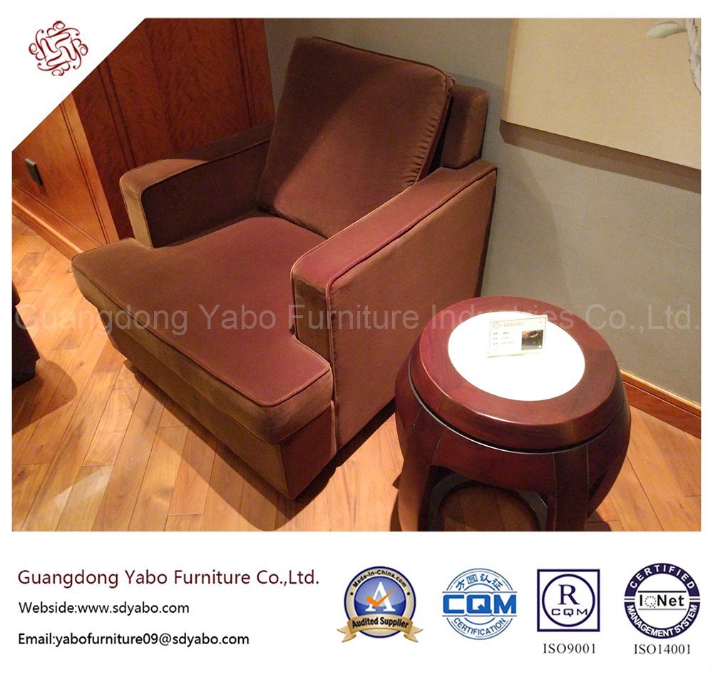 Hotel Furniture with Living Room Brown Fabric Armchair (YB-E-22)living ...